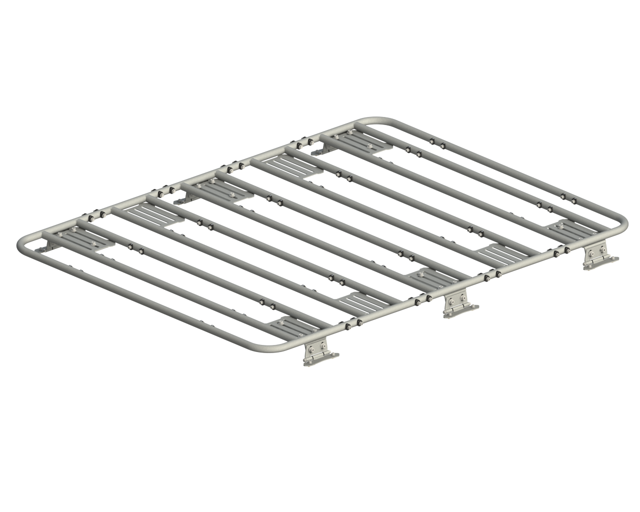 Radius End Full Rack Wasteland Assembly - Raw Finish – Zombie Racks