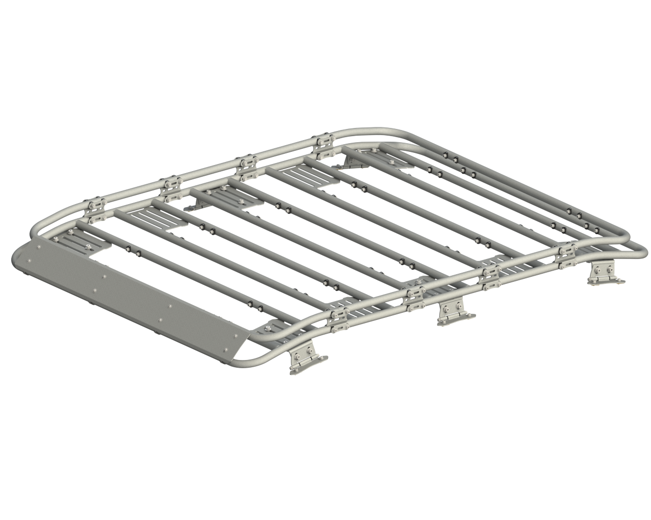 Dual Radius End Full Rack Assembly w/ DTRs - Raw Finish – Zombie Racks
