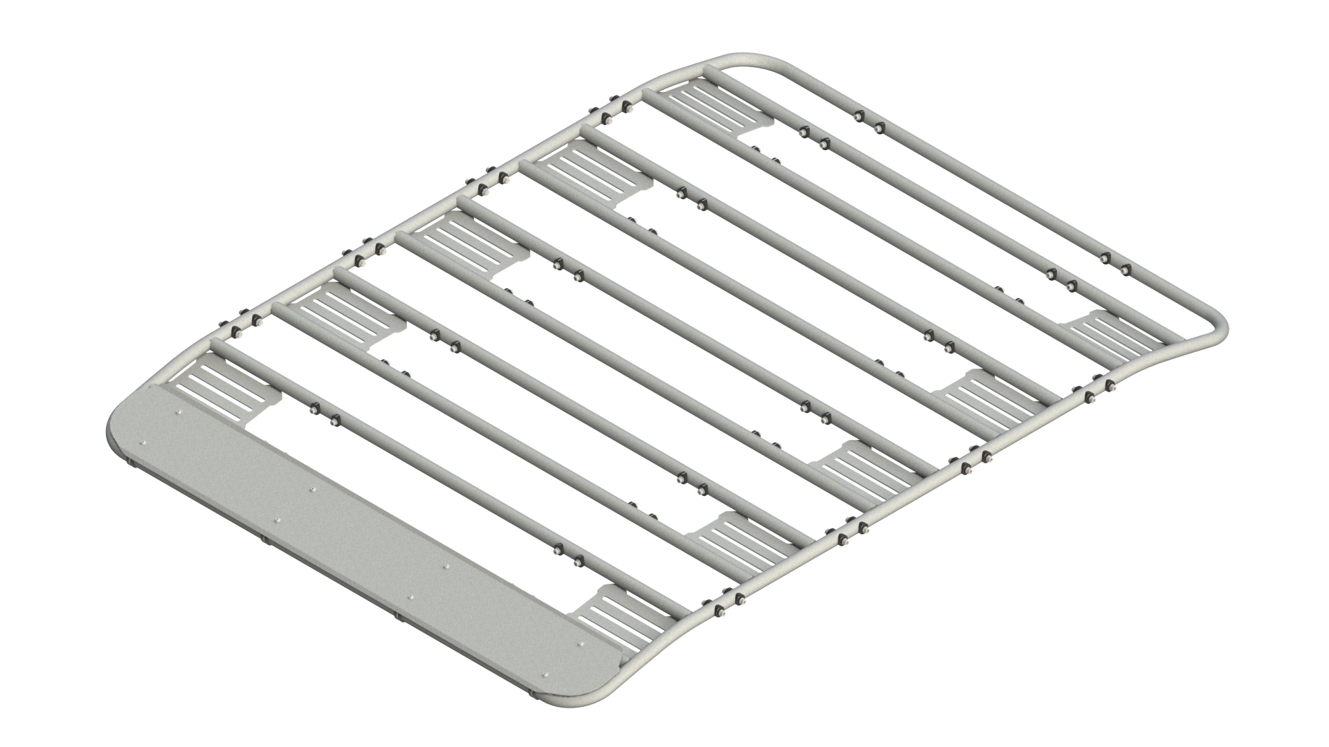 Dual Radius End Full Rack Wasteland Assembly - Raw Finish – Zombie Racks